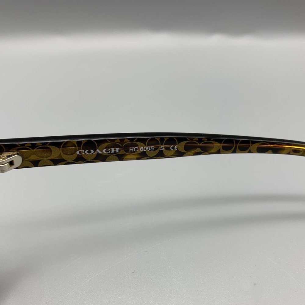 Coach Hc6095 Dark Tortoise With Gold Signature C Full… - Gem